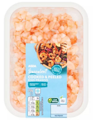 Product Recall: ASDA Succulent Cooked & Peeled King Prawns