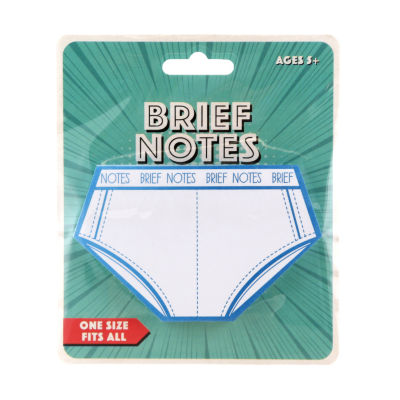 Novelty Briefs post it Notes - ASDA Groceries
