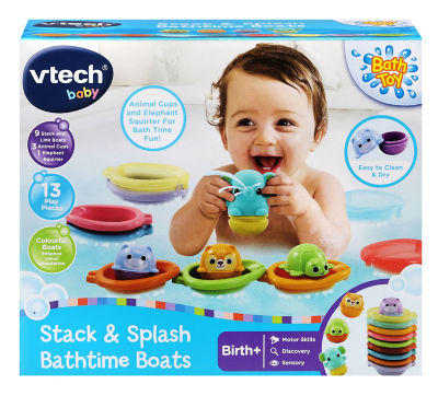 VTech Stack and Splash Bathtime Boats - ASDA Groceries