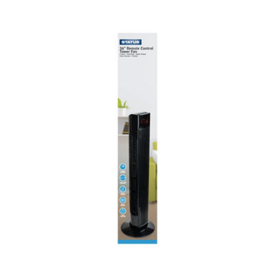 Status 36" Digital Tower with remote control - Black - ASDA Groceries