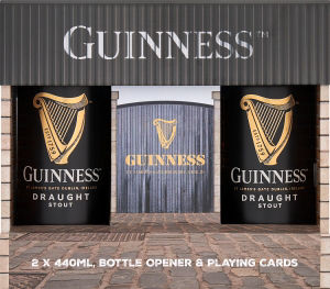 Guinness 2 x 440ml, Bottle Opener & Playing Cards - ASDA Groceries