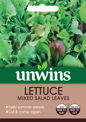 Unwins Mixed Salad Leaves Seeds - ASDA Groceries