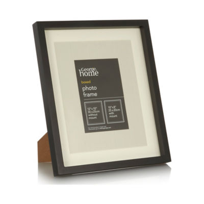 George Home Black Boxed Photo Frame 10 x 8Inch - ASDA Groceries