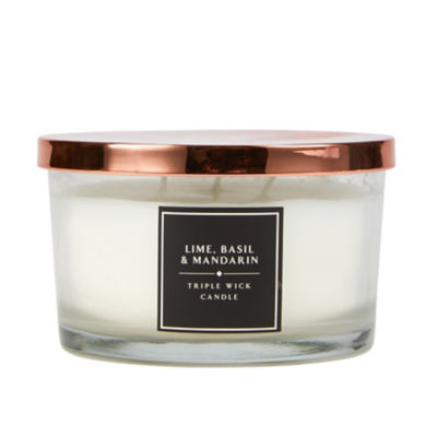 George Home Classic Lime, Basil and Mandarin Triple Wick Candle - ASDA ...