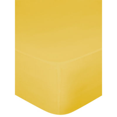 George Home Mustard Fitted Sheet - Double - ASDA Groceries