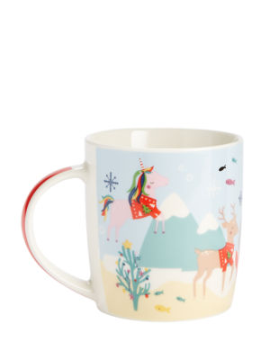 George Home Festive Santa Ceramic Mug - ASDA Groceries