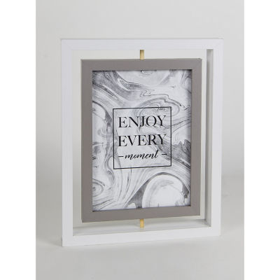 George Home White Spinning Double Photo Frame 7 x 5inch - ASDA Groceries