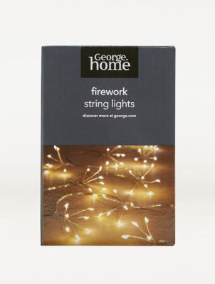 George Home Firework String lights - ASDA Groceries