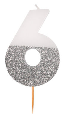 George Home Large Number Candle 6 - ASDA Groceries