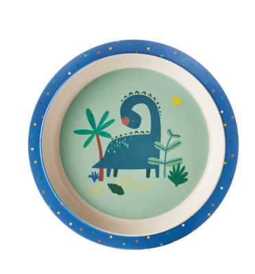 George Home Kids Dino Bamboo Plate - ASDA Groceries