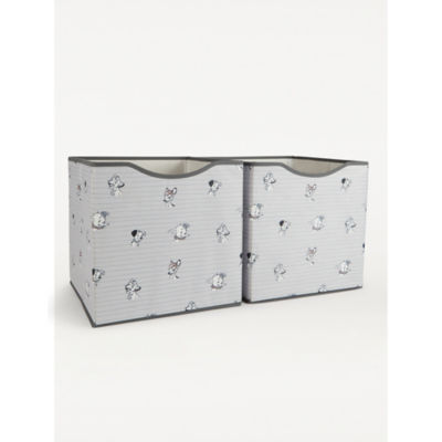 George Home Grey Disney Classics Storage Box - Set of 2 - ASDA Groceries