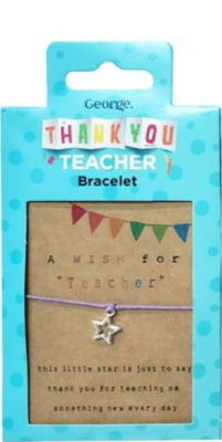 George Home Thank You Teacher Bracelet - ASDA Groceries