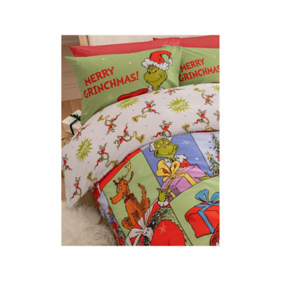Grinch Christmas Duvet Set Single - ASDA Groceries