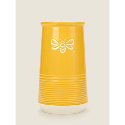 George Home Yellow Ceramic Bee Vase - ASDA Groceries