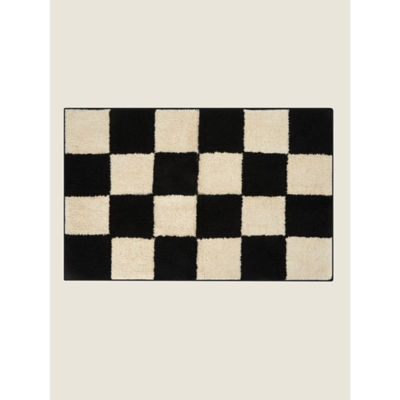 George Home Checkerboard Bath Mat - ASDA Groceries