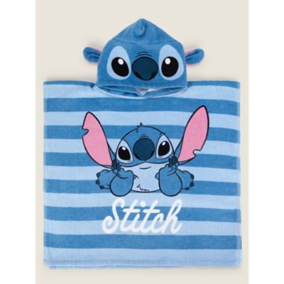 Disney Stitch Print Cotton Poncho - ASDA Groceries