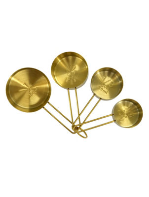At Home with Stacey Solomon Matte Gold-Tone Measuring Cups - ASDA Groceries