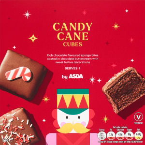 ASDA Candy Cane Cubes 159g - ASDA Groceries
