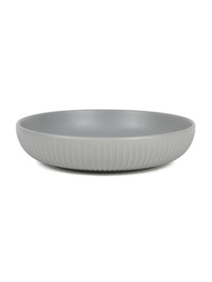 George Home Grey Ribbed Pasta Bowl - ASDA Groceries