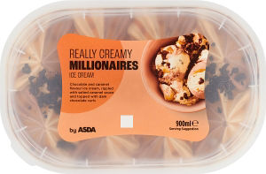 ASDA Really Creamy Millionaires Ice Cream 900ml - ASDA Groceries
