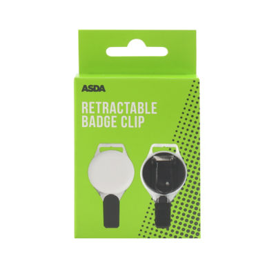 ASDA Retractable Badge Clip - ASDA Groceries