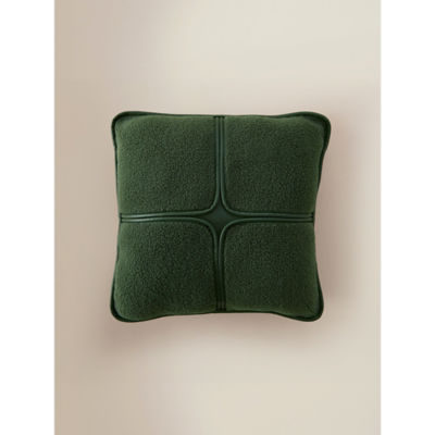 George Home Pleather Trim Boucle Grid Cushion - ASDA Groceries