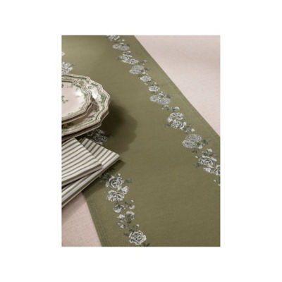 Stacey Solomon Stacey Solomon Green Rose Table Runner - ASDA Groceries