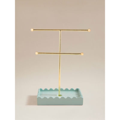 George Home Green & Gold-Tone French Fancy Jewellery Stand - ASDA Groceries