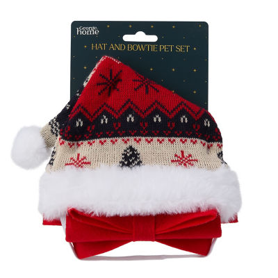 Knitted Hat With Bow Tie - ASDA Groceries