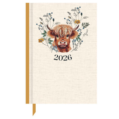 Highland Cow 2026 A5 Diary - ASDA Groceries