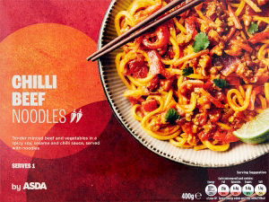 ASDA Chilli Beef Noodles 400g - ASDA Groceries