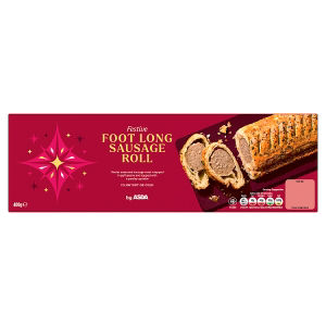 ASDA Festive Foot Long Sausage Roll 400g - ASDA Groceries