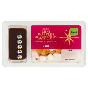Asda Joyous Mini Waffles with a Chocolate Dip & Marshmallows 57g - ASDA ...