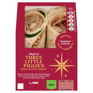 ASDA Magical Three Little Piggies Half & Half Wrap - ASDA Groceries