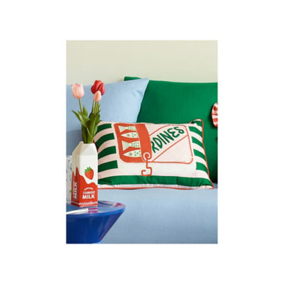 Green Sardines Printed Cushion 50x40 - ASDA Groceries