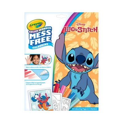 Crayola Disney Lilo & Stitch Color Wonder Mess Free Coloring - ASDA ...