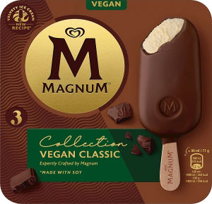 Magnum Vegan Classic Ice Cream Sticks 3x 90 ml - ASDA Groceries