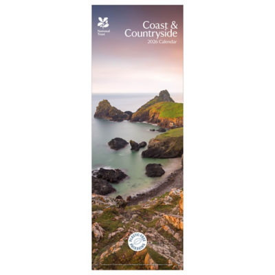 National Trust Coast and Countryside Slim Calendar 2026 - ASDA Groceries