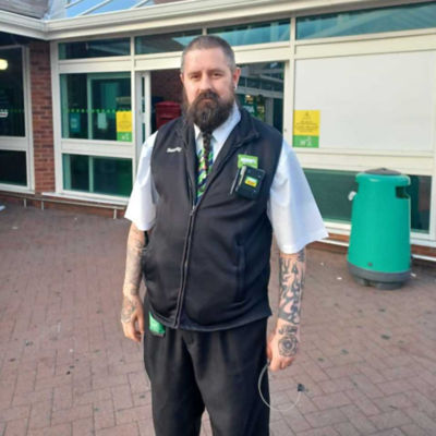 Security colleague Andy thanked for saving customer's life after ...