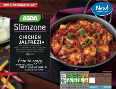 Asda saves customers pounds with new range of frozen slimming meals