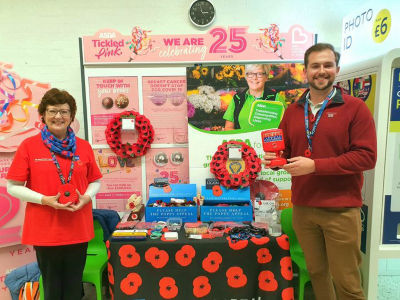 Asda stores and our customers show their support for the Poppy Appeal