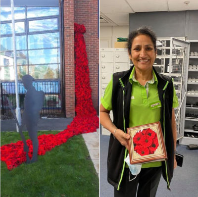Asda stores and our customers show their support for the Poppy Appeal