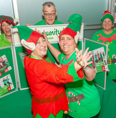 Smiles all round as Asda elves raise money and awareness for Alzheimer ...