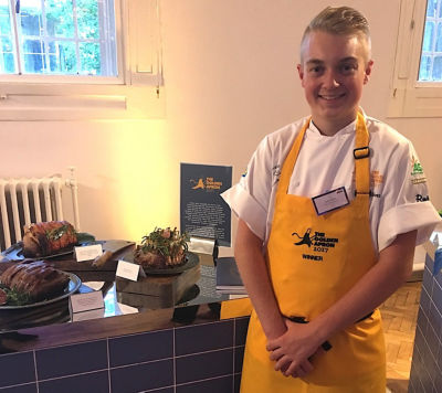 Award-winning young chef Zach helps develop fabulous festive showstoppers